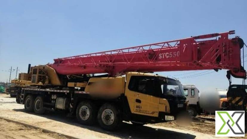 SANY STC550T 55-Ton Truck Crane | 46m Boom, 2107 kN·m Lift | WP10 ...